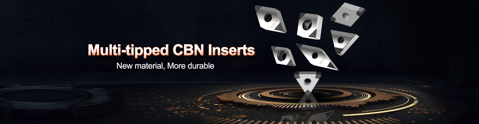 CBN/PCD turning inserts, grooving inserts, milling inserts-BN